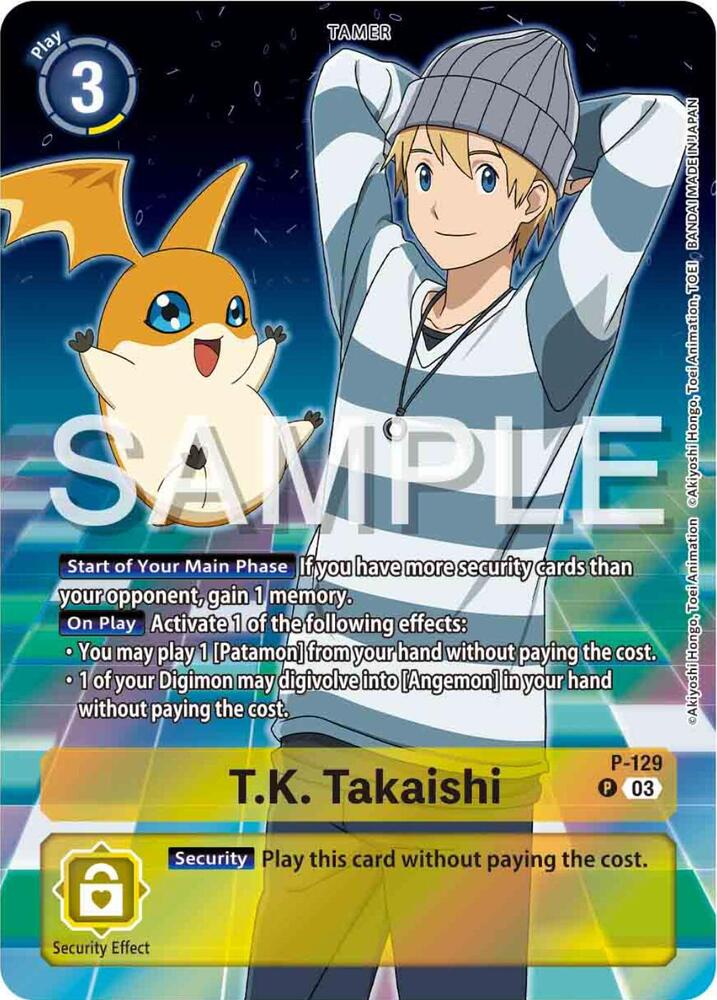 T.K. Takaishi - P-129 (Digimon Adventure 02: The Beginning Set) - Digimon Promotion Cards ...