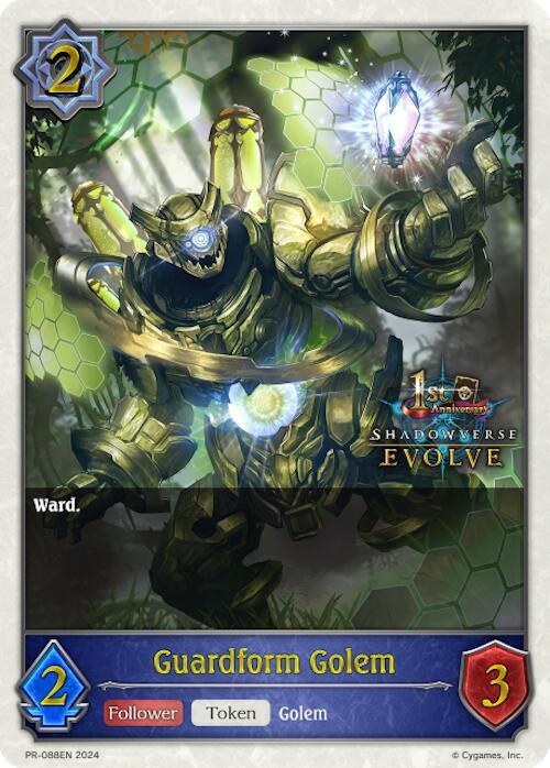 Guardform Golem (1st Anniversary Stamped) - Shadowverse: Evolve Promo ...