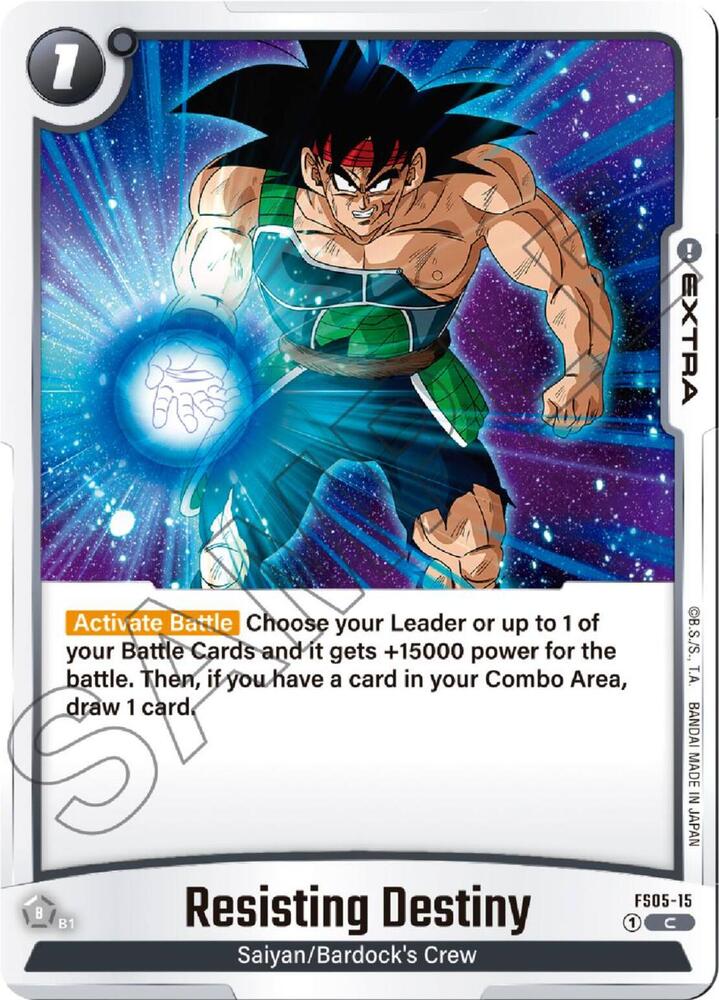 Resisting Destiny - Starter Deck 5: Bardock - Dragon Ball Super: Fusion ...