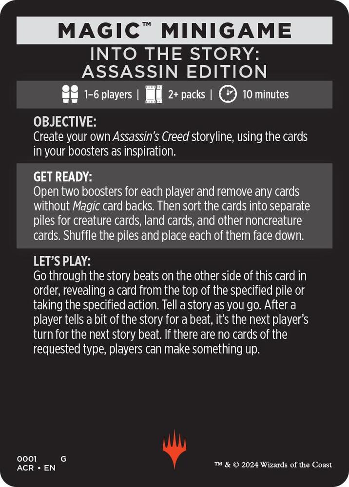 Magic Minigame: Into The Story: Assassin Edition - Universes Beyond ...