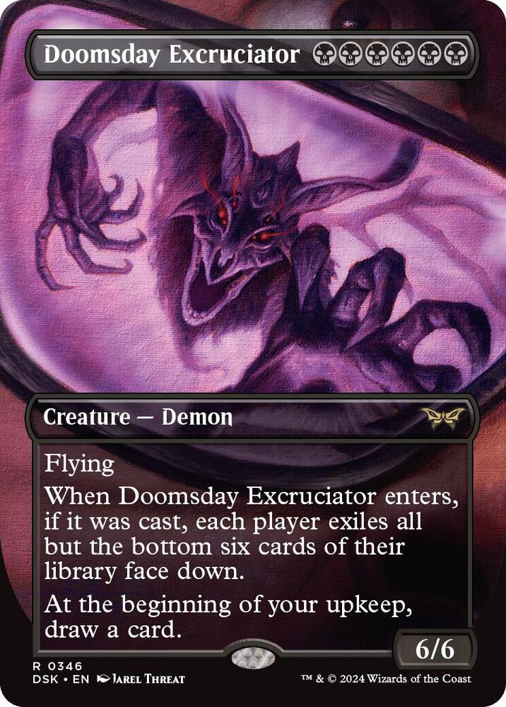 Doomsday Excruciator (Borderless) - Duskmourn: House of Horror - Magic: The Gathering ...