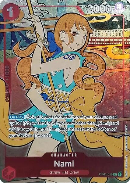 Nami (English Version 1st Anniversary Set) - One Piece Promotion Cards ...
