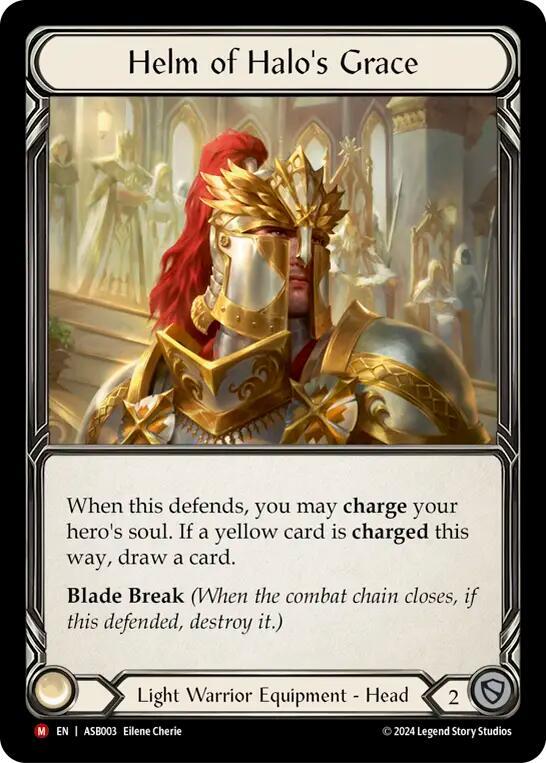 Helm of Halo's Grace - Armory Deck: Boltyn - Flesh and Blood TCG ...