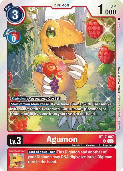 Agumon - Secret Crisis - Digimon Card Game - TCGplayer.com