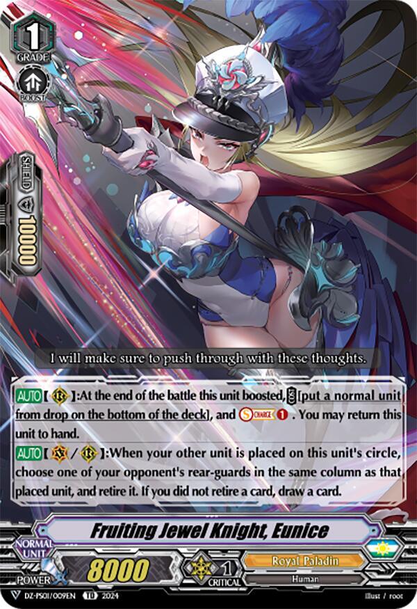 Fruiting Jewel Knight, Eunice - DZ-PS01: Premium Deckset “Jewel Knight” - Cardfight Vanguard