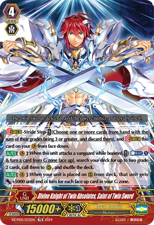 Divine Knight of Twin Absolutes, Saint of Twin Sword - DZ-PS01: Premium ...