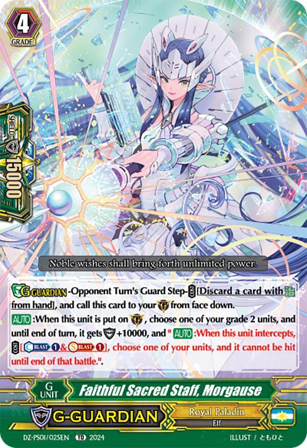 Faithful Sacred Staff, Morgause - DZ-PS01: Premium Deckset “Jewel Knight” - Cardfight Vanguard