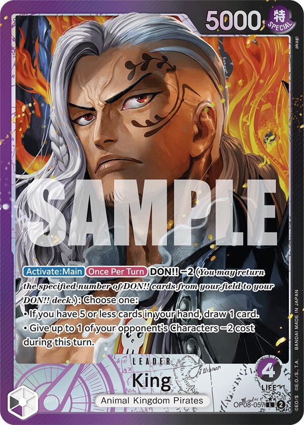 King (057) (Parallel) - Two Legends - One Piece Card Game - TCGplayer.com