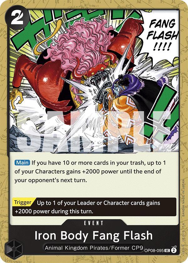 Iron Body Fang Flash - Two Legends - One Piece Card Game - TCGplayer.com