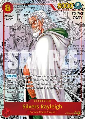 Silvers Rayleigh (Parallel) (Manga) - Two Legends - One Piece Card Game ...
