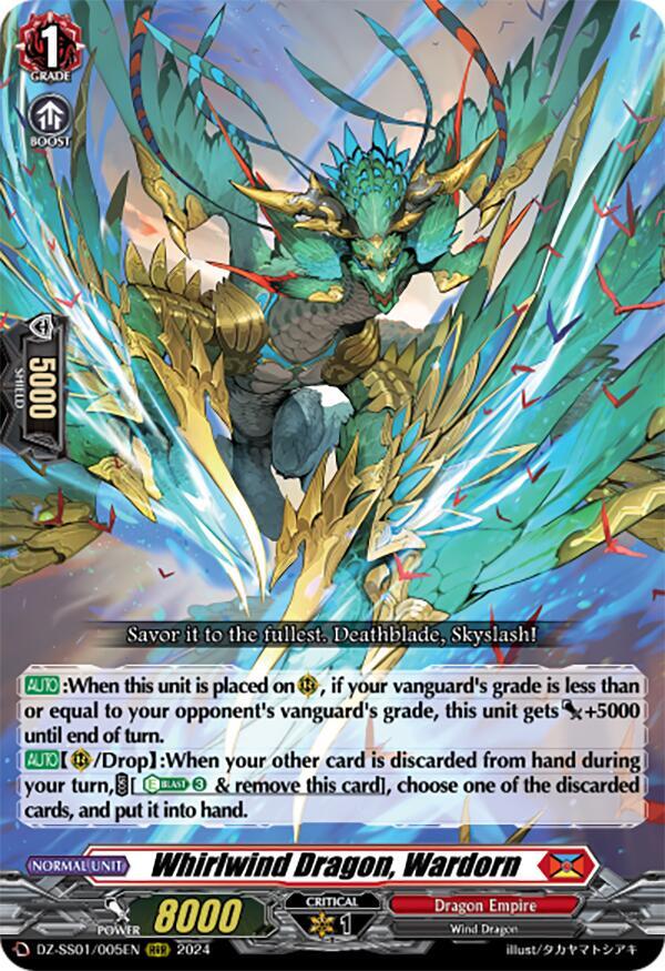 Whirlwind Dragon, Wardorn - DZ-SS01: Festival Booster 2024 - Cardfight Vanguard - TCGplayer.com