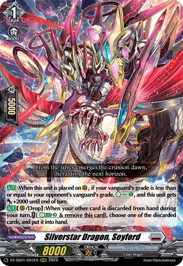 Silverstar Dragon, Seyferd - DZ-SS01: Festival Booster 2024 - Cardfight Vanguard - TCGplayer.com