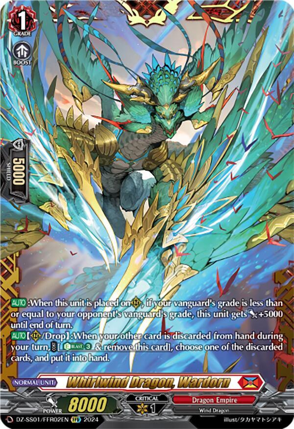 Whirlwind Dragon, Wardorn (FFR) - DZ-SS01: Festival Booster 2024 - Cardfight Vanguard