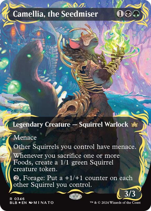 Chatterfang, Squirrel General (Borderless) (Raised Foil) - Commander ...