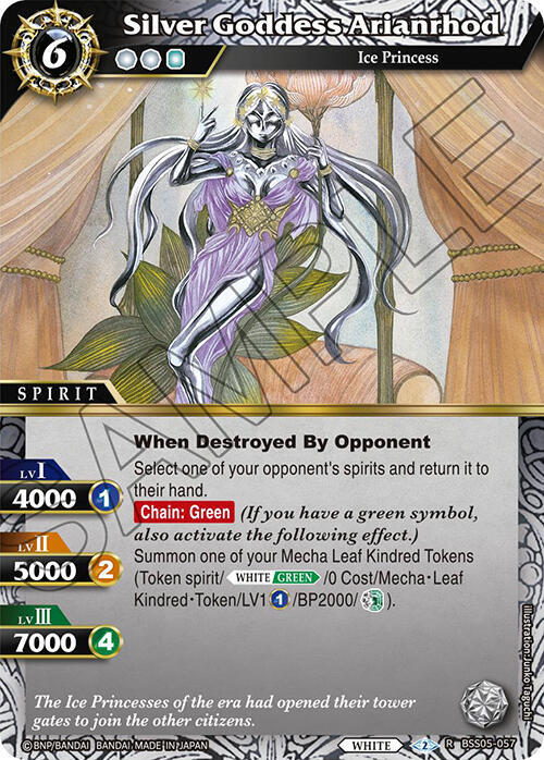 Silver Goddess Arianrhod - Strangers in the Sky - Battle Spirits Saga ...