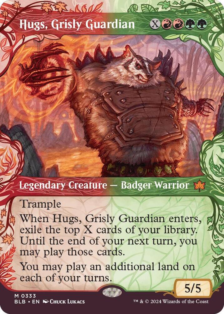 Hugs, Grisly Guardian (Showcase) - Bloomburrow - Magic: The Gathering ...