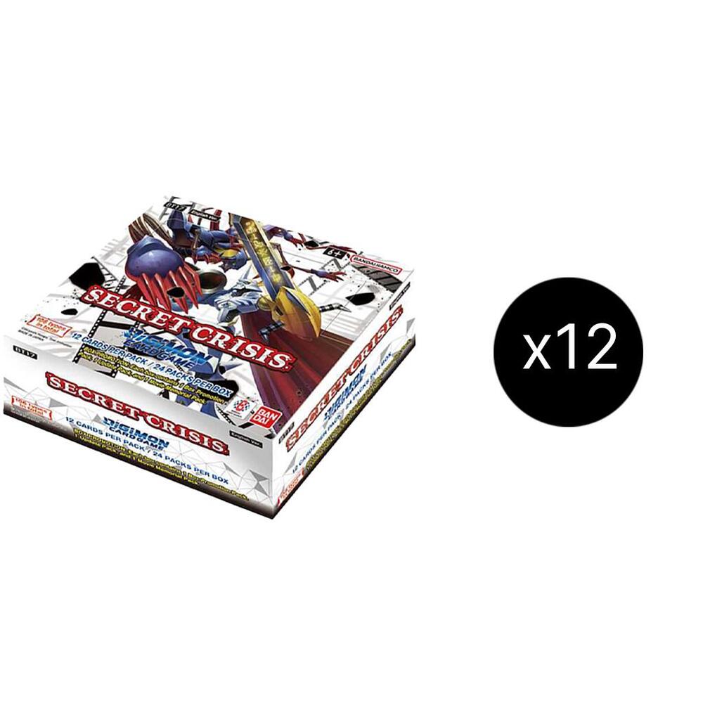 Secret Crisis Booster Box Case - Secret Crisis - Digimon Card Game ...