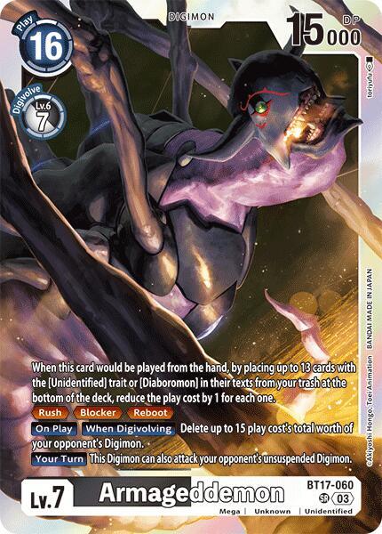 Armageddemon - Secret Crisis - Digimon Card Game - TCGplayer.com