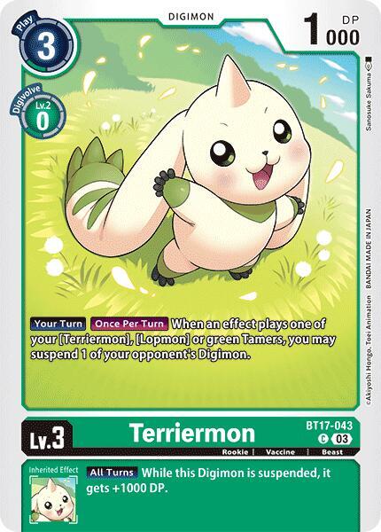 Terriermon - Secret Crisis - Digimon Card Game
