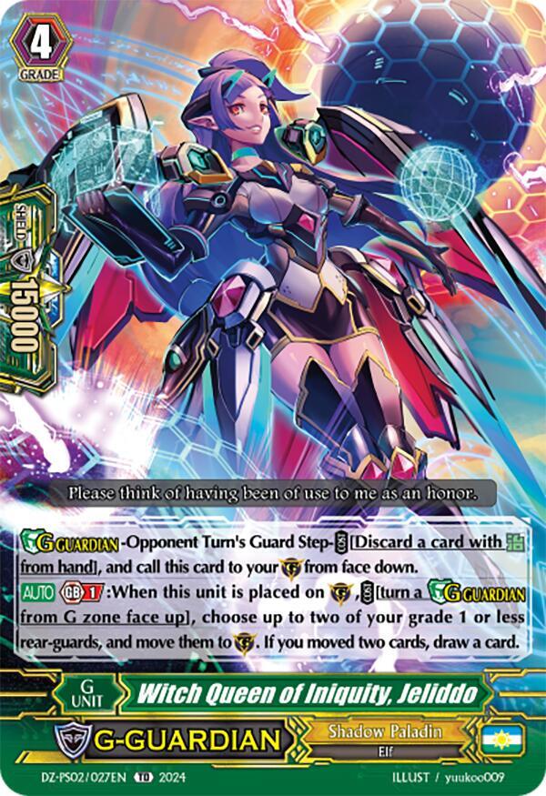 Witch Queen of Iniquity, Jeliddo - DZ-PS02: Premium Deckset “Revenger” - Cardfight Vanguard ...