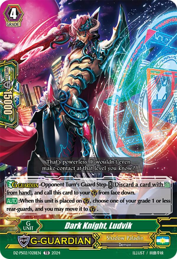 Dark Knight, Ludvik - DZ-PS02: Premium Deckset “Revenger” - Cardfight Vanguard