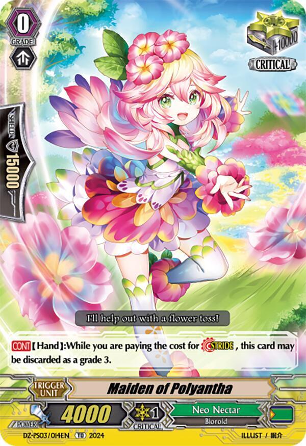 Maiden of Polyantha - DZ-PS03: Premium Deckset “Musketeer” - Cardfight Vanguard