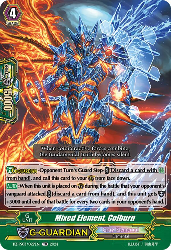 Mixed Element, Colburn - DZ-PS03: Premium Deckset “Musketeer” - Cardfight Vanguard