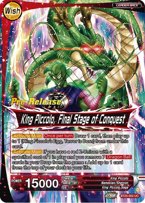 King Piccolo // King Piccolo, Final Stage of Conquest - Legend of the ...