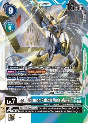 Imperialdramon: Paladin Mode ACE - Secret Crisis - Digimon Card Game - TCGplayer.com