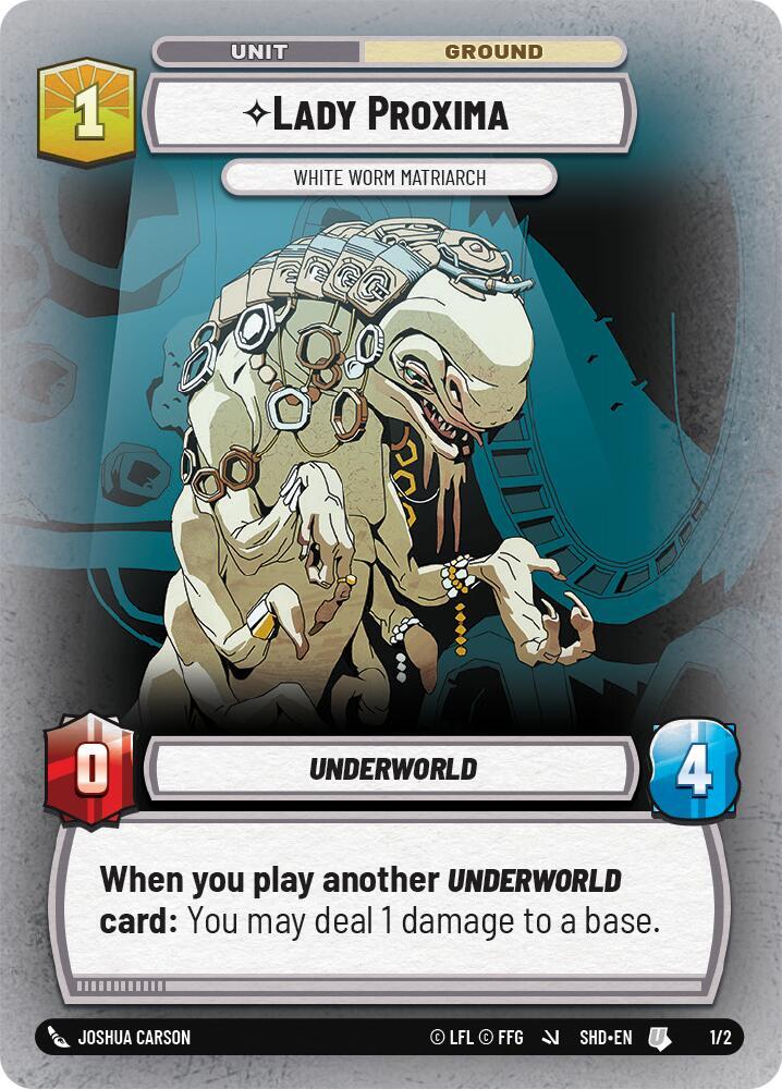 Lady Proxima - White Worm Matriarch - Organized Play Promos - Star Wars ...