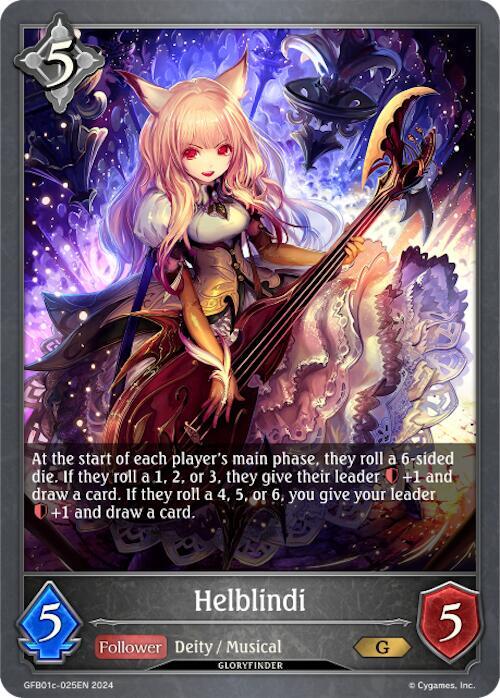 Helblindi (GFB01c-025EN) - GFB01: Guide to Glory - Shadowverse: Evolve ...