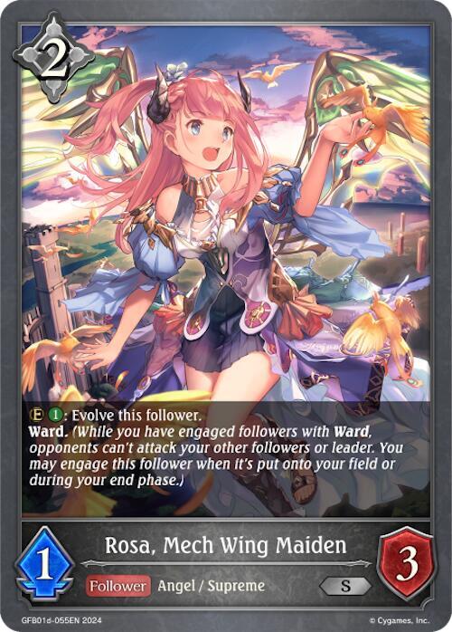 Rosa, Mech Wing Maiden (GFB01d-055EN) - GFB01: Guide to Glory - Shadowverse: Evolve - TCGplayer.com