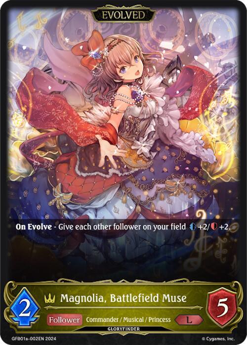 Magnolia, Battlefield Muse (Evolved) - GFB01: Guide to Glory ...