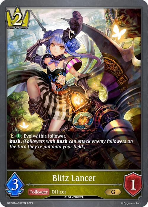 Blitz Lancer - GFB01: Guide to Glory - Shadowverse: Evolve - TCGplayer.com