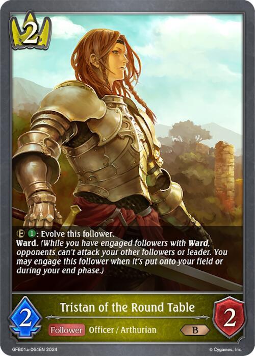 Tristan of the Round Table - GFB01: Gloryfinder Bundle 01: Guide to Glory - Shadowverse: Evolve