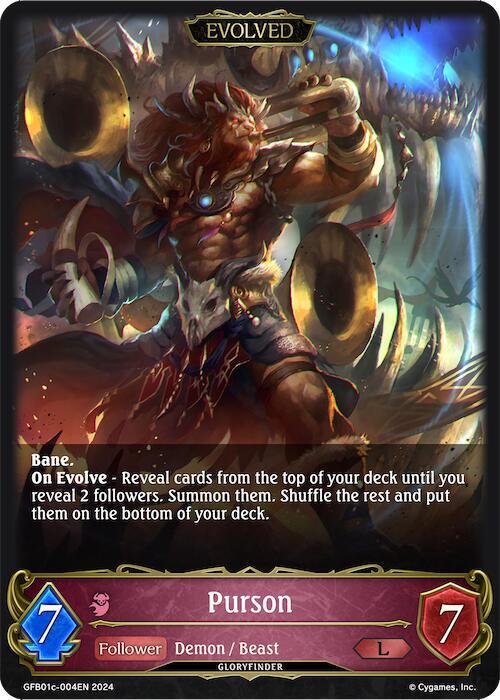 Purson (Evolved) - GFB01: Guide to Glory - Shadowverse: Evolve ...