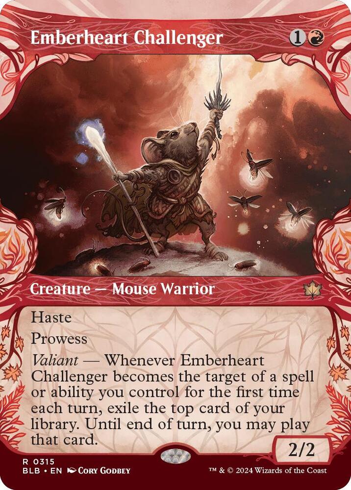 Emberheart Challenger (Showcase) - Bloomburrow - Magic: The Gathering ...