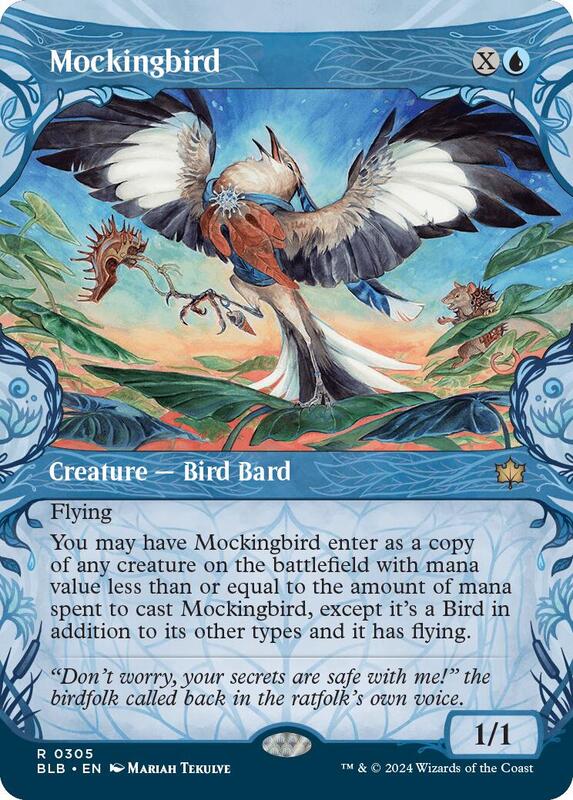 Mockingbird (Showcase) - Bloomburrow - Magic: The Gathering - TCGplayer.com