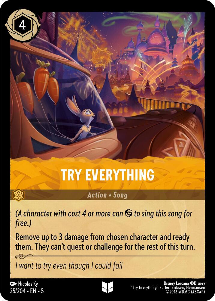 Try Everything - Shimmering Skies - Disney Lorcana - TCGplayer.com