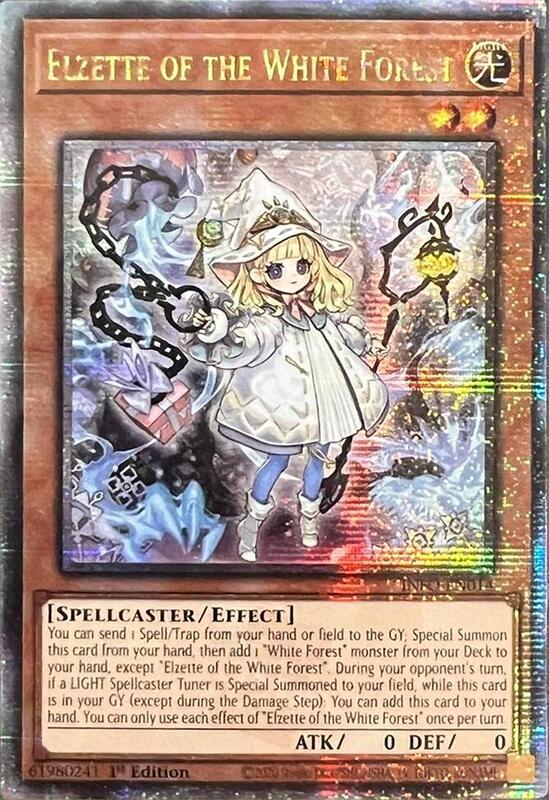 Elzette of the White Forest (Quarter Century Secret Rare) - The Infinite Forbidden - YuGiOh ...