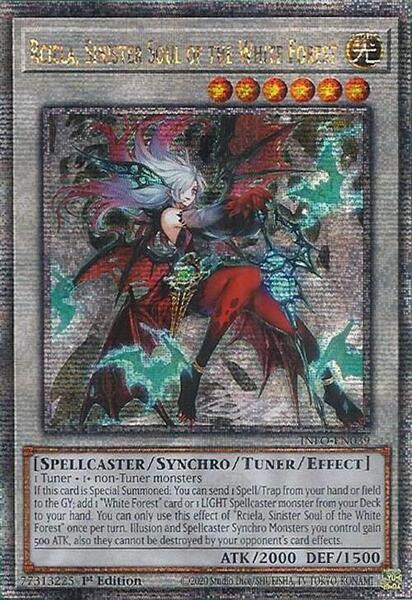 Rciela, Sinister Soul of the White Forest (Quarter Century Secret Rare) - The Infinite Forbidden ...