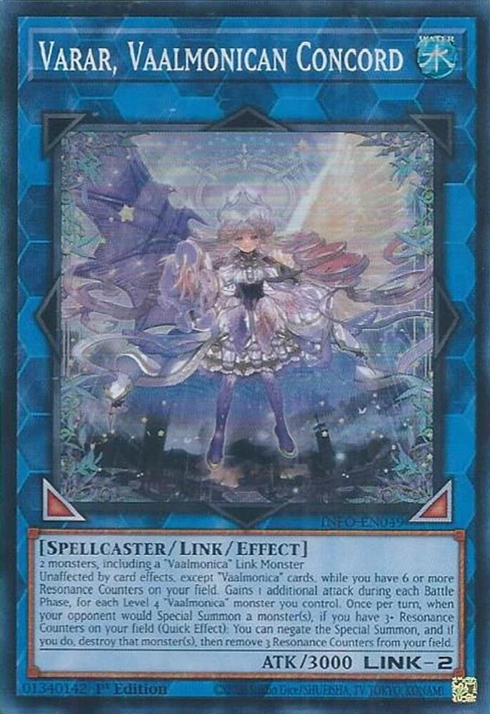Varar, Vaalmonican Concord - The Infinite Forbidden - YuGiOh ...