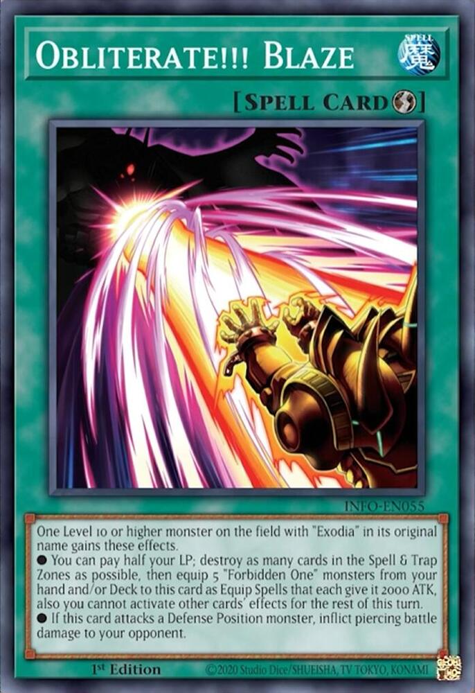 Obliterate!!! Blaze - The Infinite Forbidden - YuGiOh - TCGplayer.com