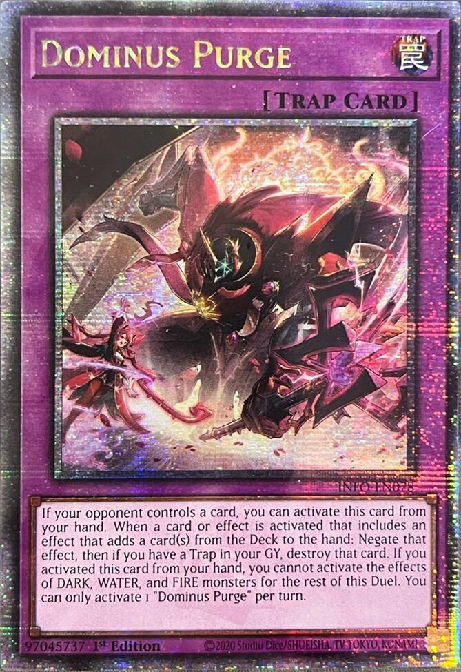 Dominus Purge (Quarter Century Secret Rare) - The Infinite Forbidden ...