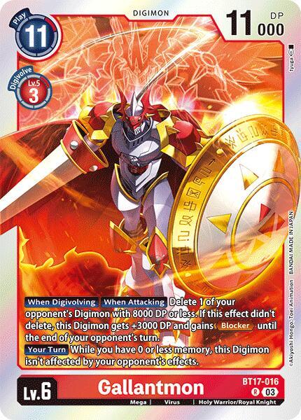 Gallantmon: Crimson Mode ACE - Secret Crisis - Digimon Card Game