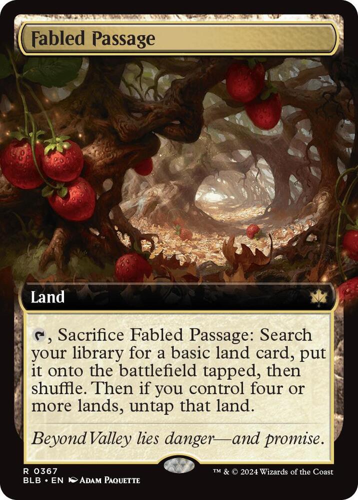 Fabled Passage (Extended Art) - Bloomburrow - Magic: The Gathering - TCGplayer.com