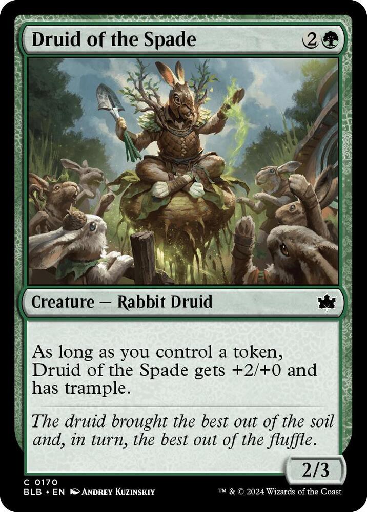 Druid of the Spade - Bloomburrow - Magic: The Gathering - TCGplayer.com