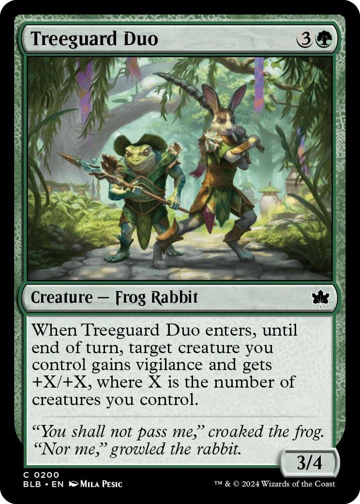 Treeguard Duo - Bloomburrow - Magic: The Gathering - TCGplayer.com