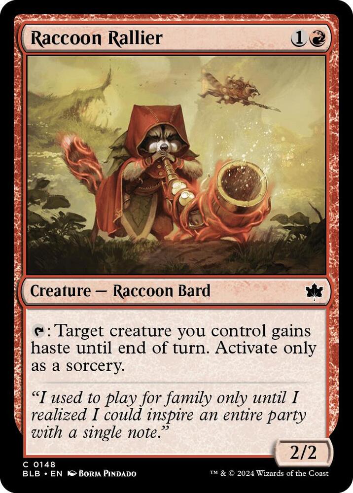 Raccoon Rallier - Bloomburrow - Magic: The Gathering - TCGplayer.com