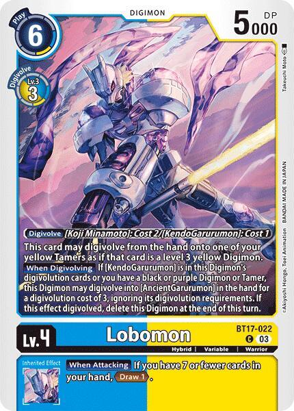 Lobomon - Secret Crisis - Digimon Card Game